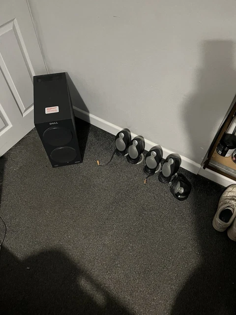 DELL ALTEC LANSING THX Powered Speaker System with 5.1 Surround Sound ...