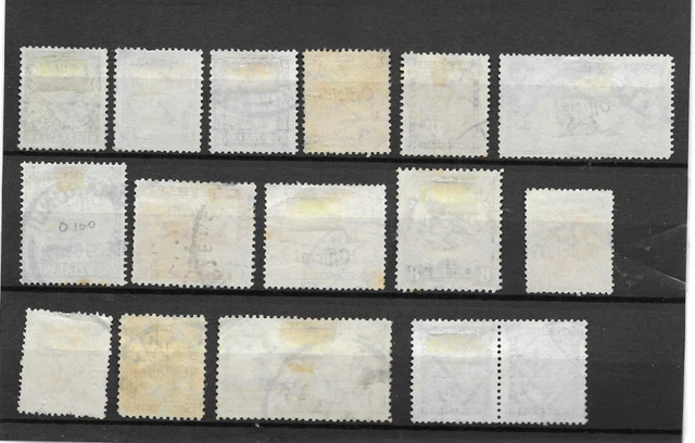 NEW ZEALAND 1935 PICTORIALS OFFICIALS LOT OF 16 (JF) incl both 6d $20. ...