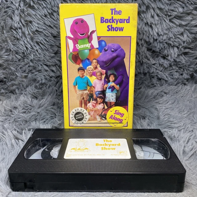 BARNEY: THE BACKYARD Show VHS Tape 1992 Lyons White Tape Songs Video ...