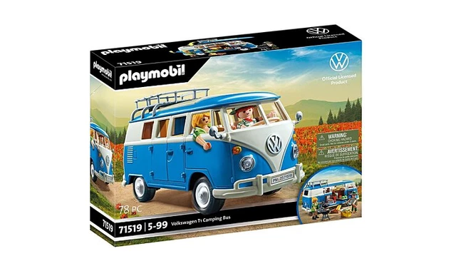 PLAYMOBIL 71519 VW Volkswagen Combi Bus Bleu Exclusivité France NOUVEAU ...