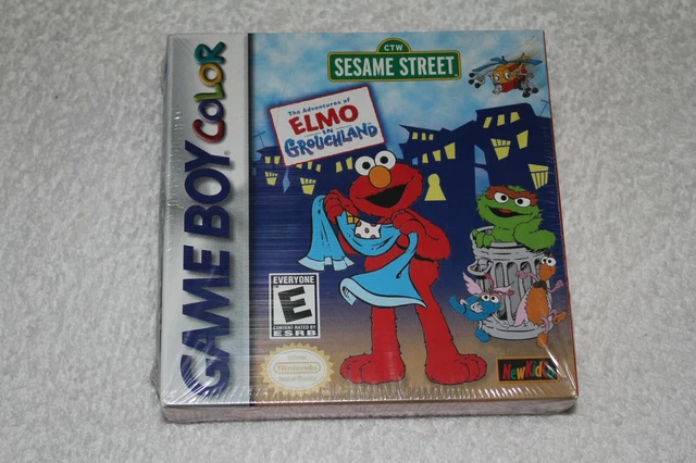 SESAME STREET: THE Adventures of Elmo in Grouchland Gameboy Color GBC ...
