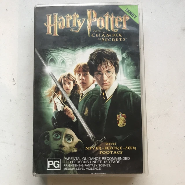 HARRY POTTER AND the Chambers of Secrets Big Box Ex-Rental VHS movie ...