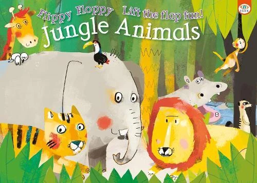 ANTON POITIER FLIPPY Floppy Jungle Animals (Libro de cartón) Flippy ...