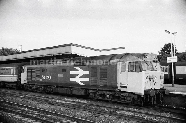 LEAMINGTON SPA CLASS 50 50020 15.8.88 Railway Negative RN317 £2.99 ...