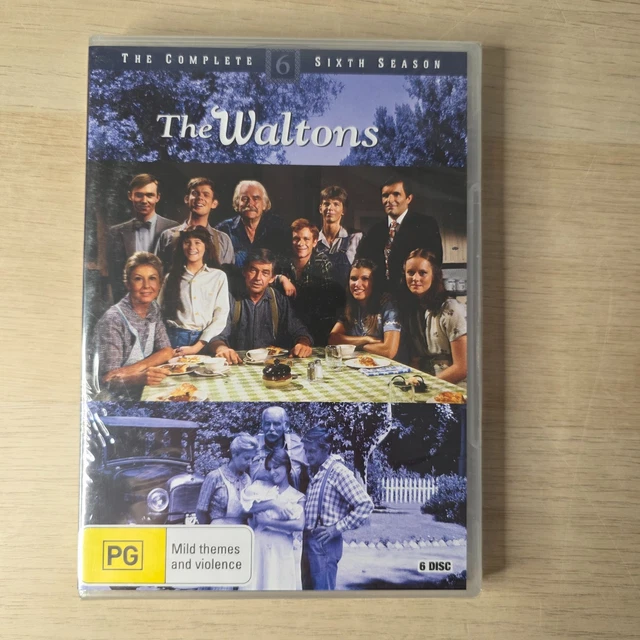 THE WALTONS SEASON 6 DVD 1977 Region 4 NTSC Six Sixth Series NEW SEALED ...