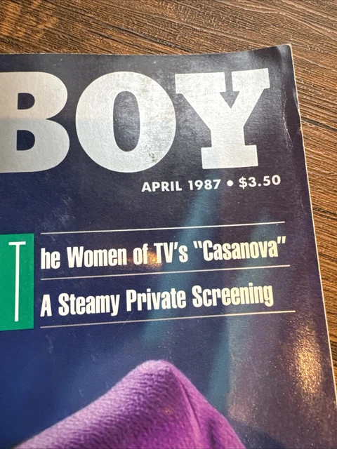 VINTAGE PLAYBOY APRIL 1987 Magazine Ava Fabian £11.99 - PicClick UK