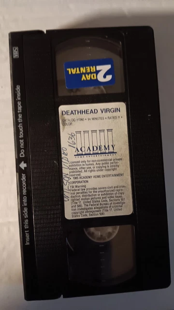 DEATHHEAD VIRGIN 1985 ACADEMY VHS MEGA RARE HORROR Jock Gaynor Diane ...