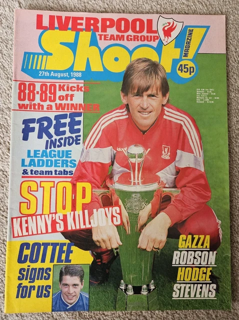 VINTAGE SHOOT! FOOTBALL Magazine - 27Th August, 1988 - Stop Kenny's ...