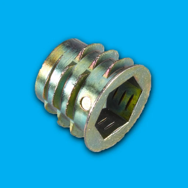 10X ÉCROUS EN Métal Type D M10x13mm, Inserts Hexagonaux En Zinc Pour ...