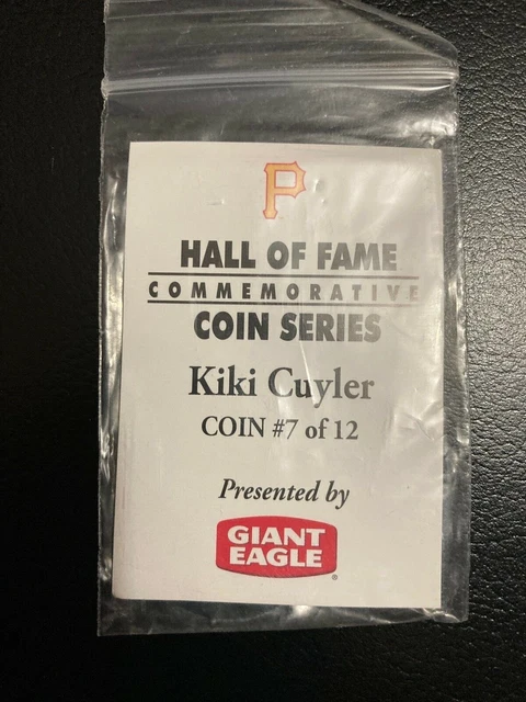 RARE KIKI CUYLER Coin - Giant Eagle Hall of Fame Commemorative Series ...
