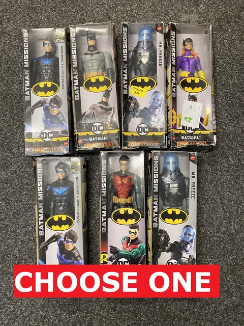 NEW DC BATMAN Missions True-Moves 12 inch Action Figure Batman Freeze ...