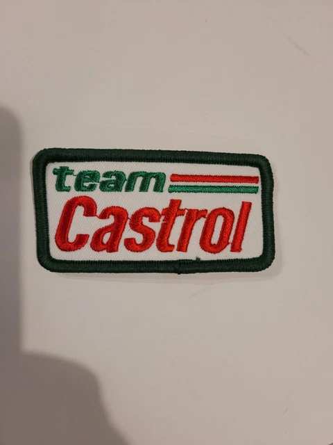 PATCH THERMOCOLLANT BRODÉ Team Castrol L 8cm H 4cm . EUR 5,90 - PicClick FR