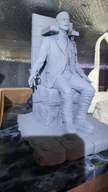 BORIS KARLOFF FRANKENSTEIN Resin Model Kit Universal Studios £249.99 ...