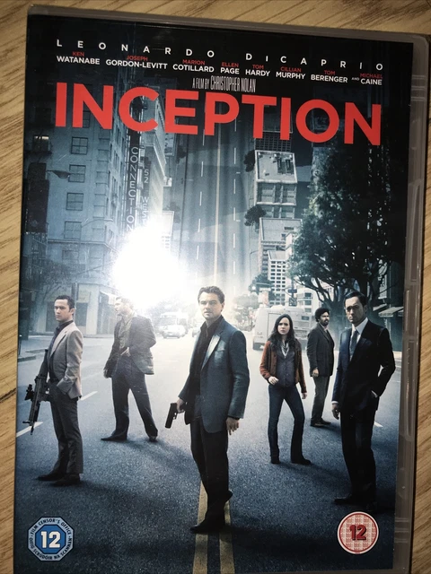 INCEPTION DVD - Leonardo DiCaprio, Tom Hardy, Christopher Nolan New And ...