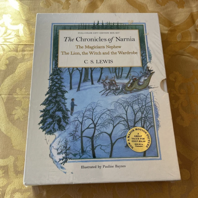 THE CHRONICLES OF Narnia Full Color Gift Edition Hardcover Book Box Set ...