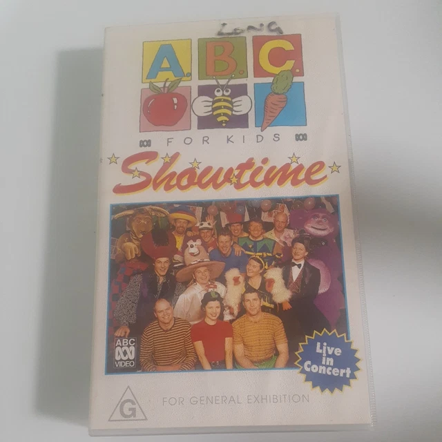 ABC FOR KIDS Showtime Vhs Video Vintage $14.71 - PicClick AU
