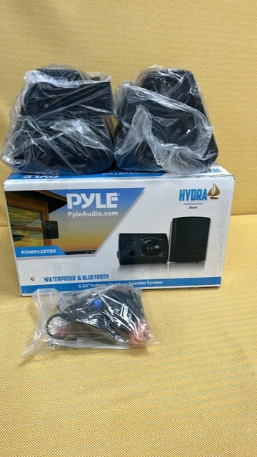 PYLE OUTDOOR SPEAKERS Pair Waterproof Wall-Mount Bluetooth 240W 20W+20W £89.99 - PicClick UK