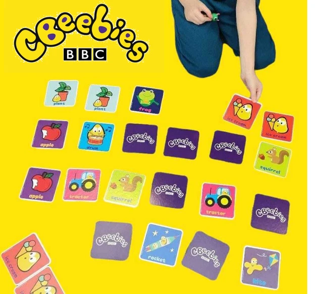NEW CBEEBIES SNAP Pairs Memory Matching Match Cards Game Toddler ...
