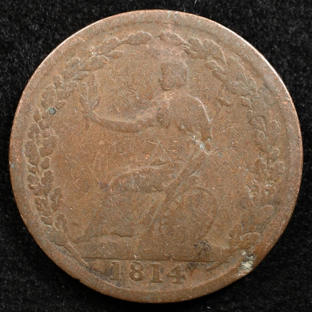 LOWER CANADA 1/2 Penny Token 1814, Token, Coin, Inv#E699 £13.93 ...