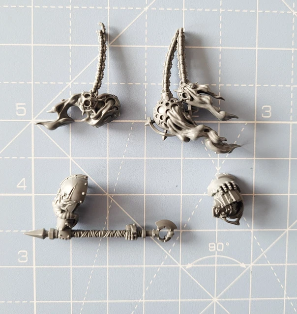 WARHAMMER 40K DEATH Guard Blightlord Terminator Flail of Corruption £9. ...