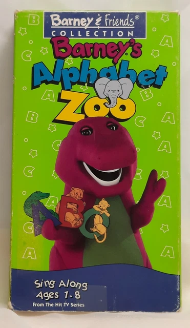 BARNEY - BARNEYS Alphabet Zoo (VHS, 1994) émission de télévision ...