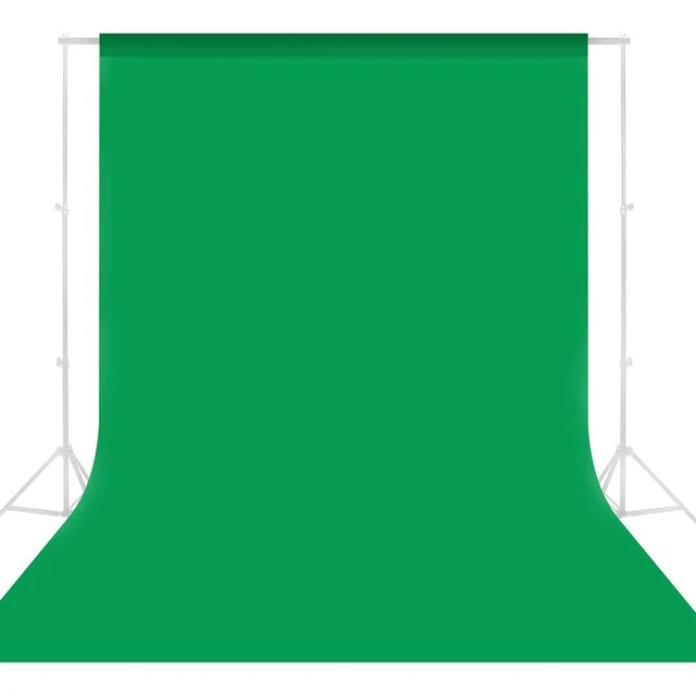 COTTON GREEN WHITE Black Backdrop Cloth Screen Photography Background ...