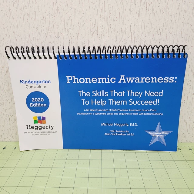 HEGGERTY PHONEMIC AWARENESS Blue Book Kindergarten Curriculum 2020 ...