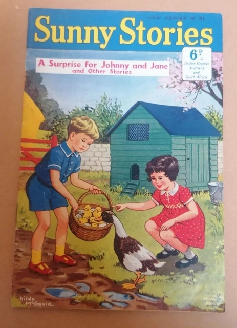 COMIC - VINTAGE British Post-War Comic Sunny Stories New Series 1958 ...