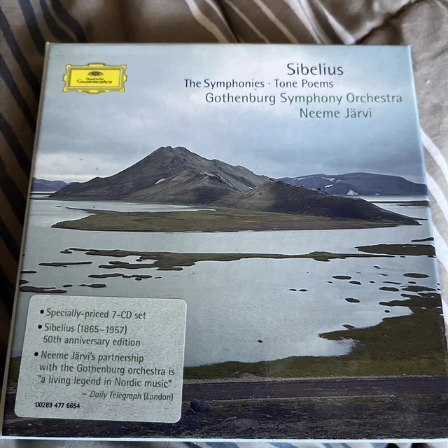 SIBELIUS : SYMPHONIES, Tone Poems (lot de 7 CD, 2007) Neeme Jarvi Göteborg Promo EUR 23,25 ...
