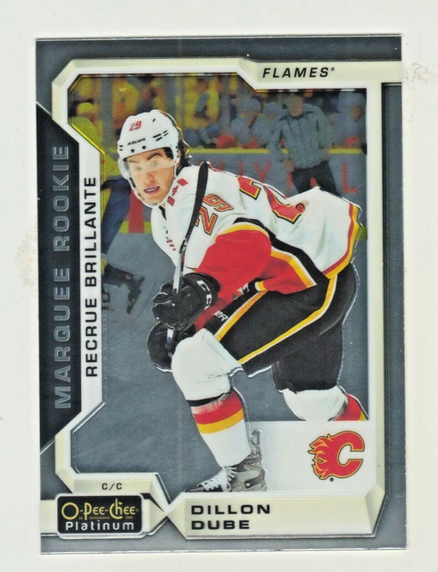 2018-19 OPC PLATINUM #156 DILLON DUBE RC recrue Calgary Flames QTY ...