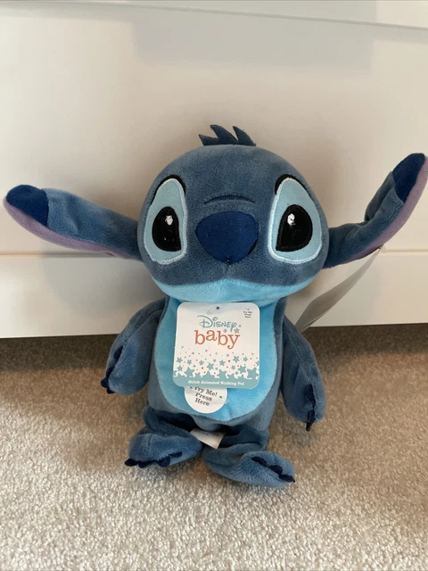 DISNEY STORE DISNEY BABY Lilo & Stitch Soft Plush Walking & Talking ...