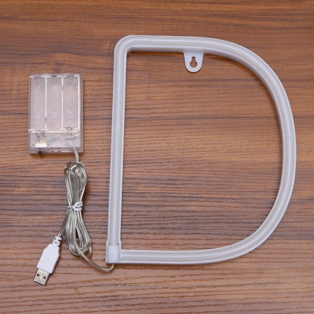 ENSEIGNE AU NÉON LED Lampe Alphabétique De Table Sans Fil Enfant ...
