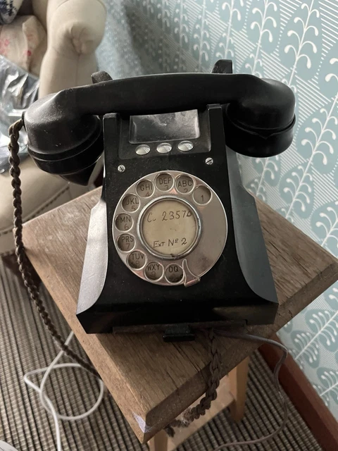 VINTAGE ROTARY DIAL Telephone £31.88 - PicClick UK