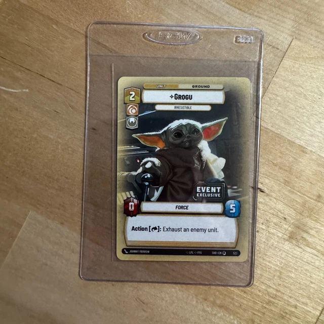 GROGU STAR WARS Unlimited Tcg Sdcc 2024 Convention Exclusive Promo Card ...
