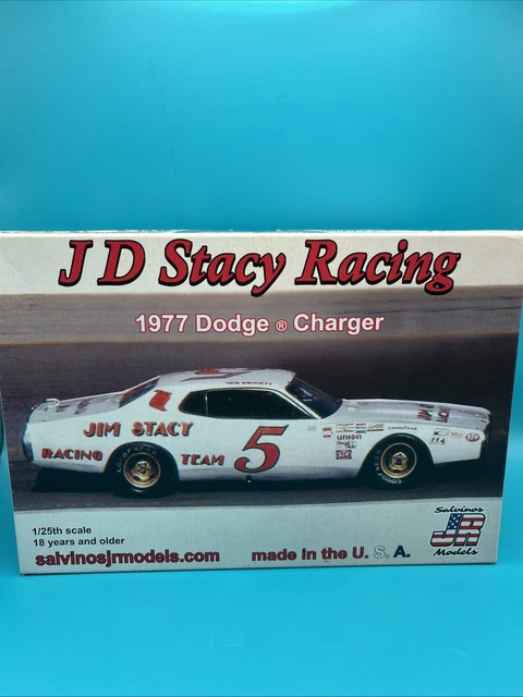 NASCAR MODEL 1977 Dodge Charger Stock Car Neil Bonnett JD Stacy 1:25 ...