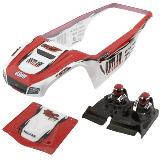 FTX OUTLAW CORPO rosso spazzolato FTX8350R cabina di guida - rosso ...