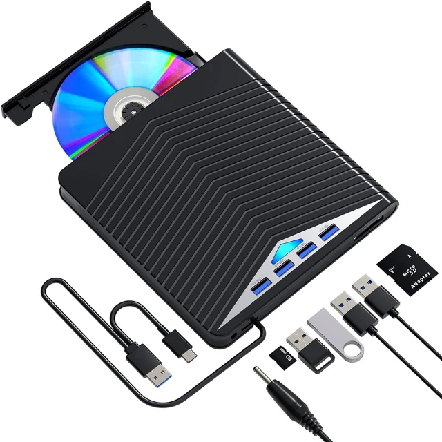 EXTERNAL DRIVE, USB External Writer, BD Drive CD DVD Drive Porta £44.60 ...