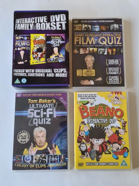 INTERACTIVE DVD FAMILY Boxset Barry Norman Film Quiz The Beano Tom ...