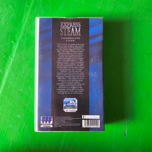 EXPRESS STEAM - Locomotives of the L.N.E.R. VHS £5.00 - PicClick UK