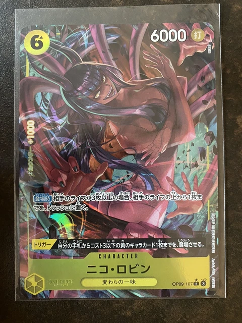 ONE PIECE CARD Game Nico Robin R Alt OP09-107 Four Emperors JAP EUR 45,00 - PicClick FR