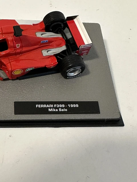 PANINI F1 CAR COLLECTION - 1999 FERRARI F399 - MIKA SALO 1/43 scale ...