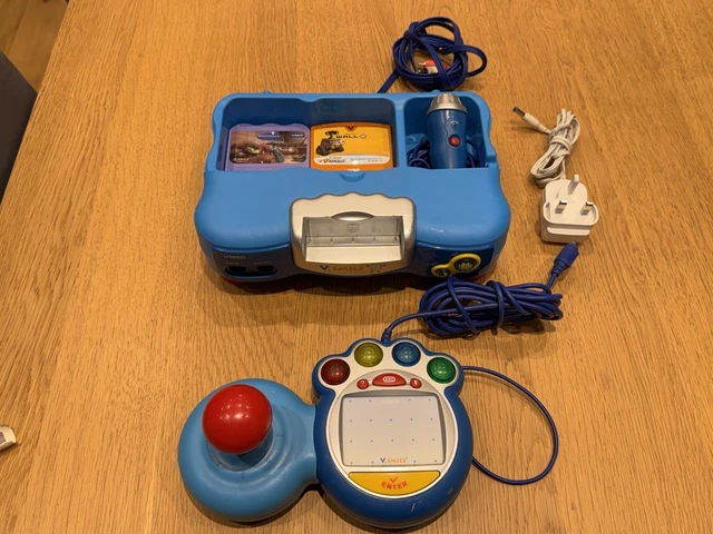 VTECH V SMILE Kids Tv Learning System Console With Joystick & Games £28 ...