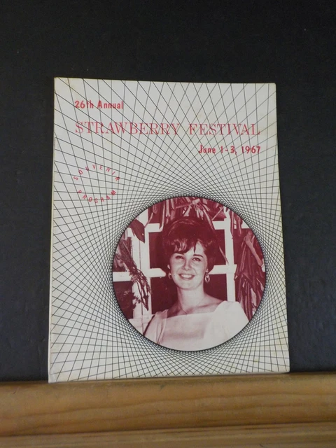 STRAWBERRY FESTIVAL 26TH Annual 1967 June West Virginia Souvenir ...