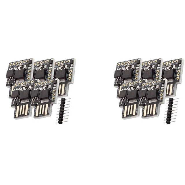 10 PIÈCES ATTINY85 Digispark I2C LED .3 Kickstarter 5V IIC SPI Carte de ...