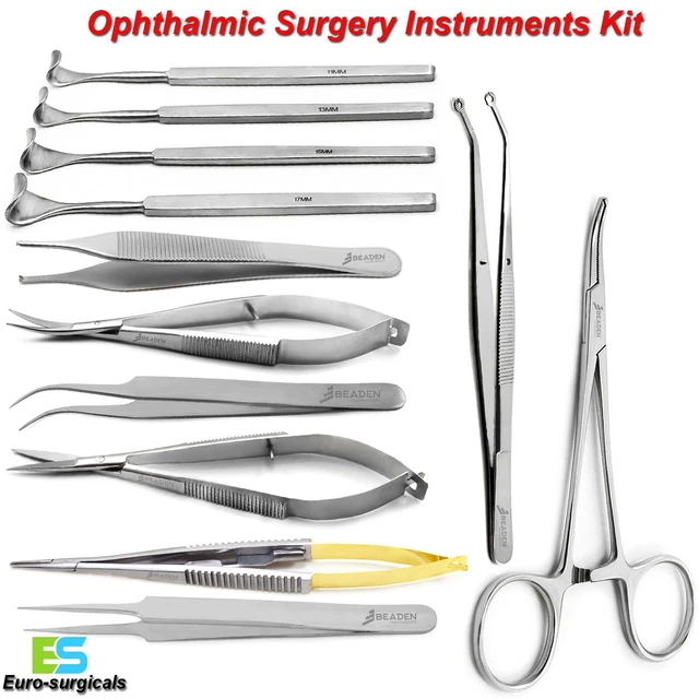 OPHTHALMIC SURGICAL INSTRUMENTS Cataract Eye Micro Surgery Eyelid ...
