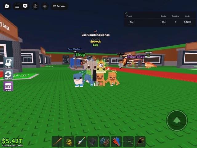 ROBLOX STEAL A Brainrot Los Combinationas With A Firework Trait 90m Per ...
