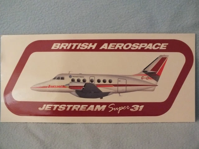 AIR KILROE BRITISH Aerospace Jetstream Super 31 - RARE £4.00 - PicClick UK