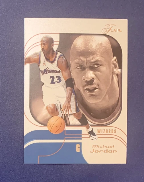 Michael Jordan 69 2002 Flair Basketball Washington Wizards Chicago