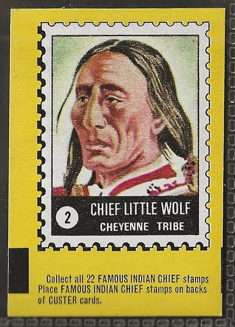 A&BC-FAMOUS INDIAN CHIEFS 1968-#02- Chief Little Wolf £24.99 - PicClick UK