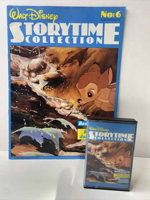 VINTAGE WALT DISNEY STORYTIME COLLECTION - MAGAZINE & CASSETTE No:6 ...